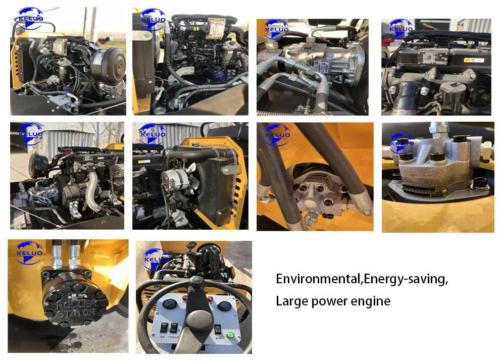 Earthwork Machine 3 Ton Vibratory Hydraulic Road Roller Compactor with ...