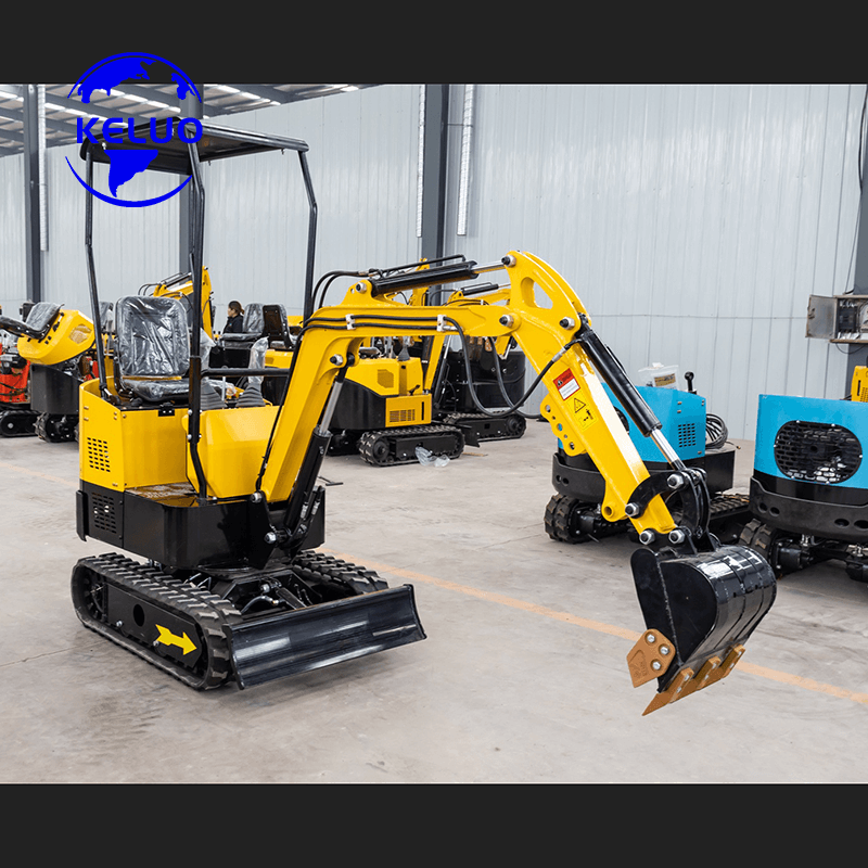 HT10B construction machinery 1 ton small Crawler Excavator mini digger ...